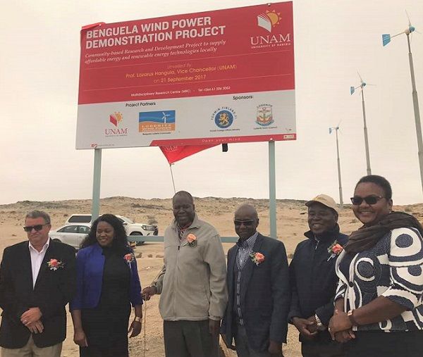 Pilot wind power plant at Lüderitz transferred to local authority ...