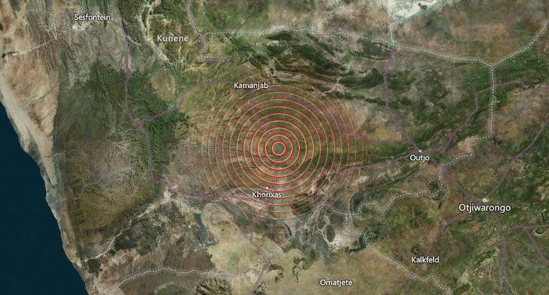 Earthquake recorded near Khorixas | Namibia Economist