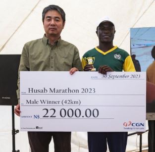 Rainhold Hilifa and Ottilie Aimwata conquer 2023 Husab Marathon ...