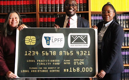 Legal Practitioners Fidelity Fund donates N$168,000 to the Legal ...