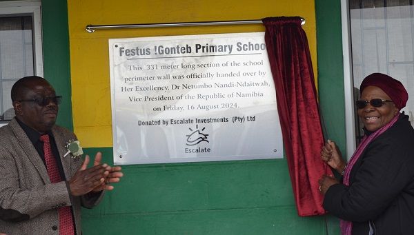 N$600,000 boundary wall for Festus !Gonteb Primary School in Swakopmund ...