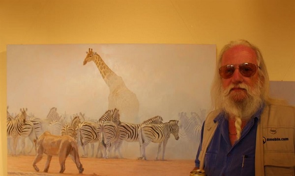 Award-winning wildlife artist Paul Dixon donates painting for elephant ...