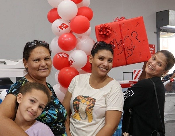 Lucky winners celebrate at Reho Build It hardware store launch ...